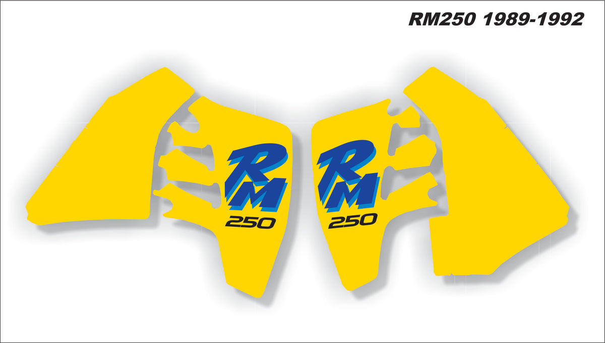 RM125 RM250 1990 VMX SHROUD KIT OEM STYLE. – NDUB MOTOCROSS