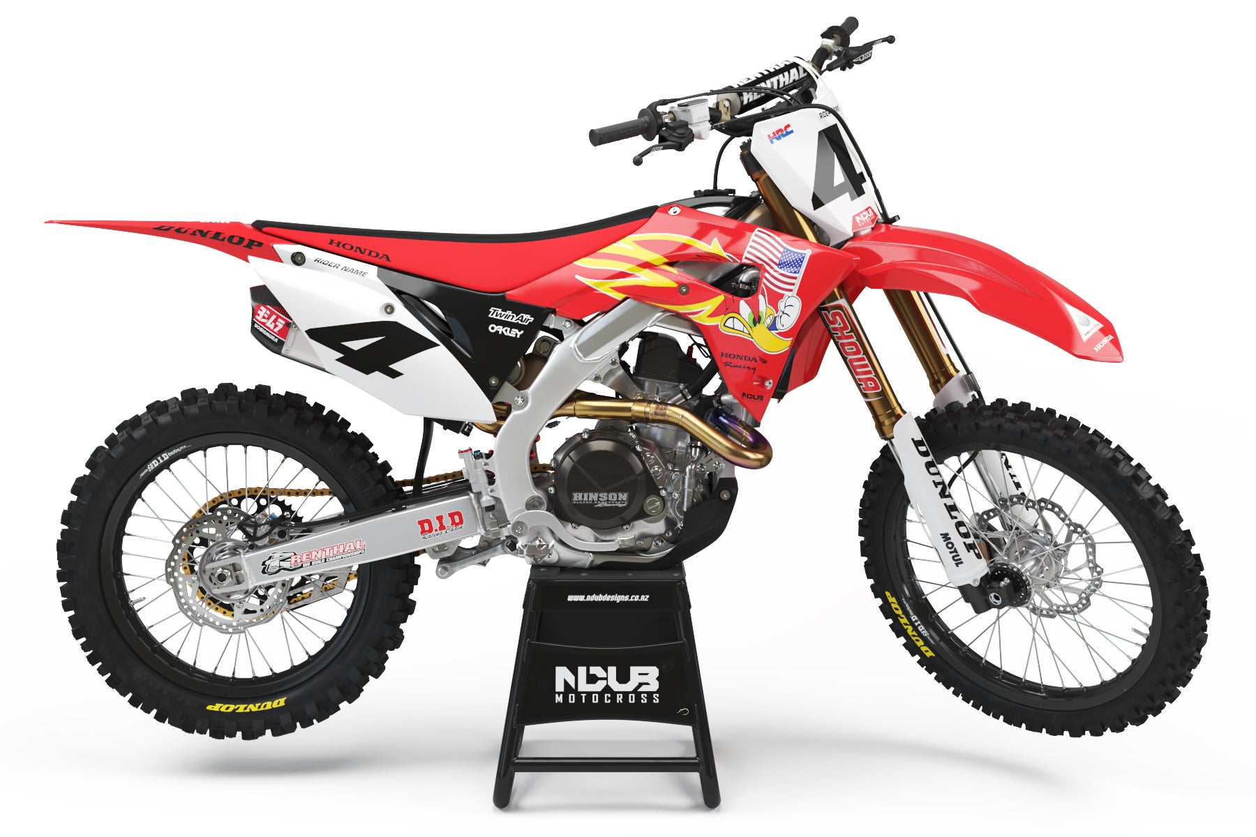 GRAPHICS FOR HONDA – NDUB MOTOCROSS