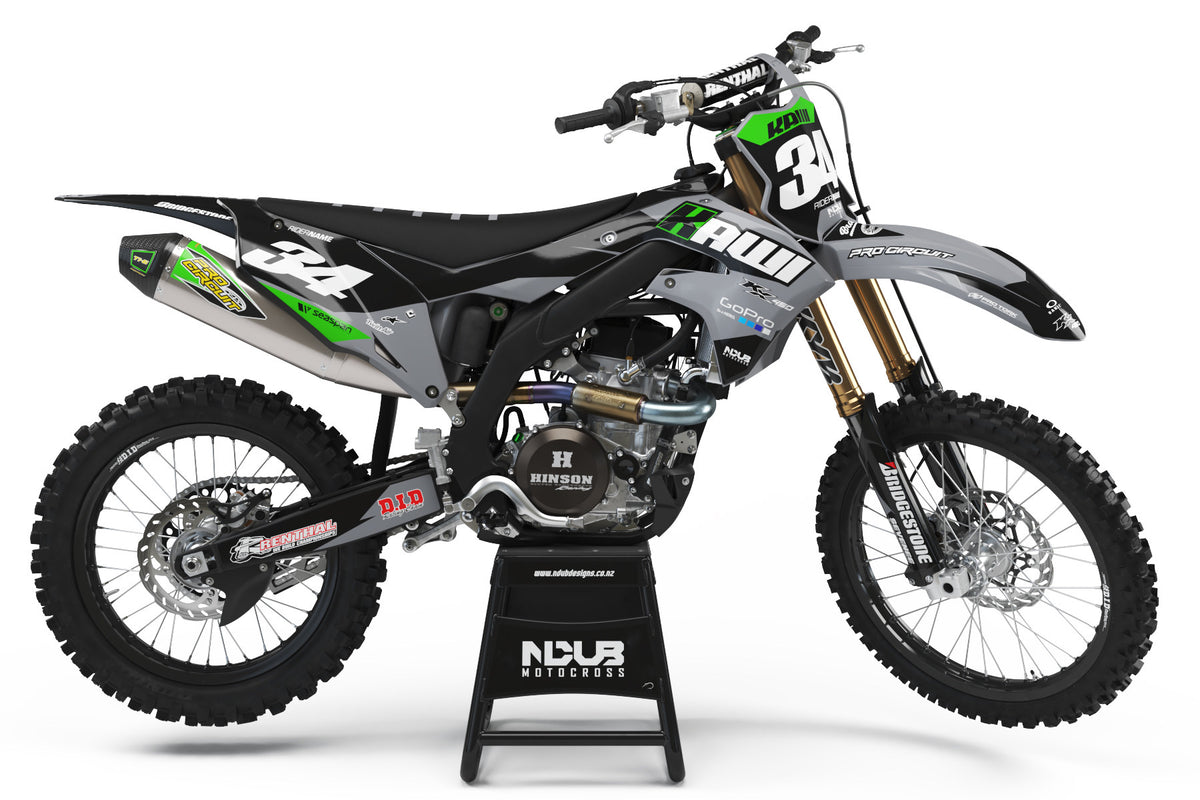 KAWASAKI KXF K-AWI GREY – NDUB MOTOCROSS